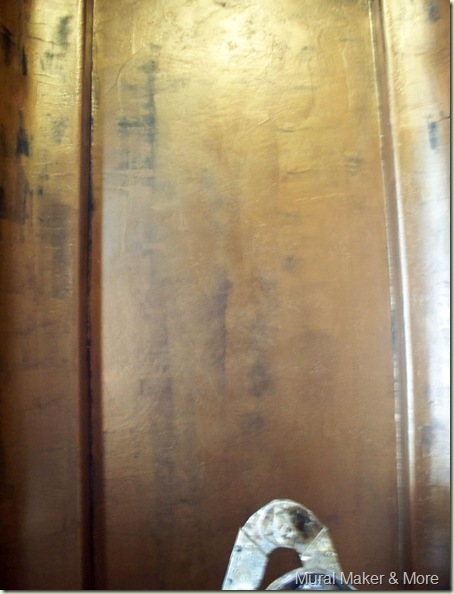 Faux Finish Powder Room – Antique Bronze - Just Paint It Blog